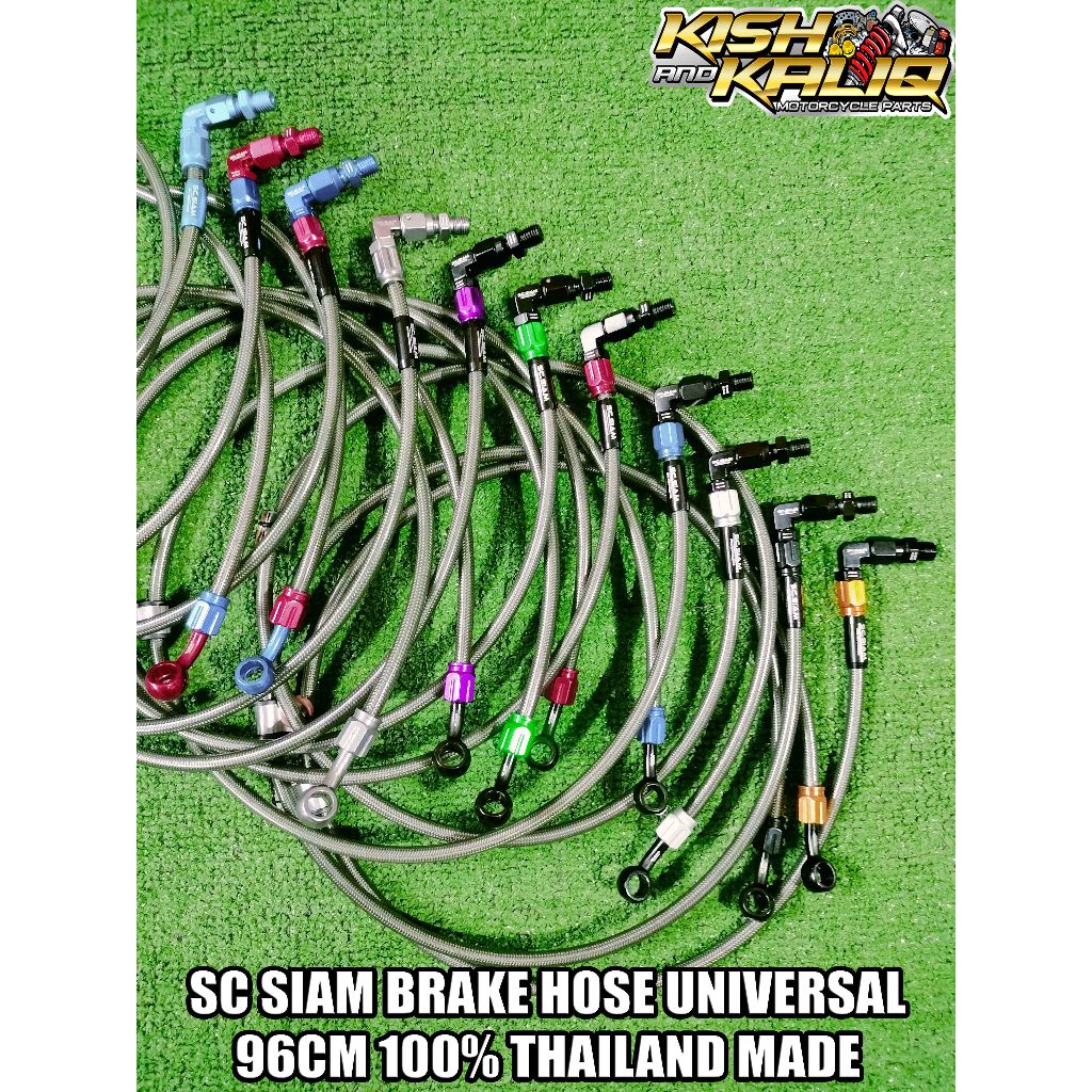 SC SIAM ORIGINAL BRAKE HOSE UNIVERSAL 96CM THAILAND MADE | Shopee ...