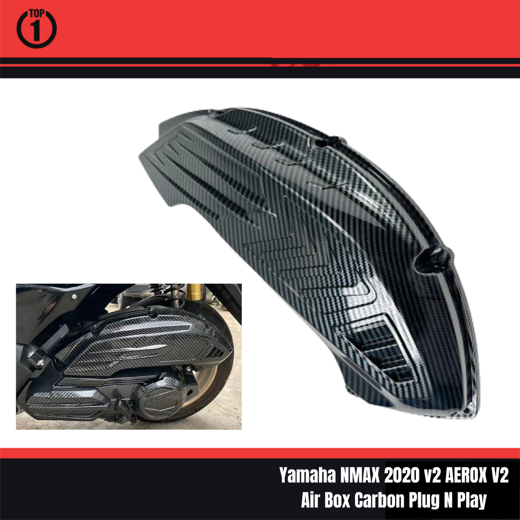 TOP1 Yamaha NMAX 2020 v2 AEROX V2 Air Box Carbon Plug N Play | Shopee ...