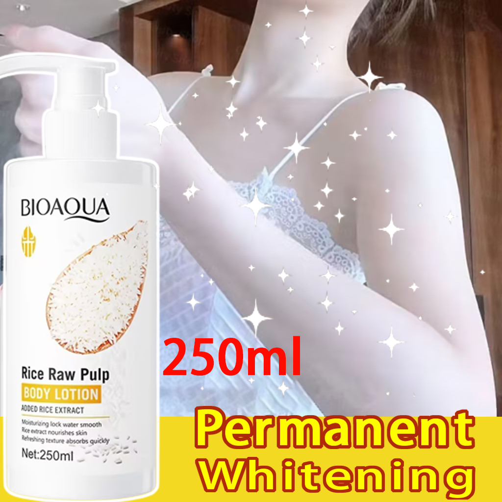 Rice Whitening Body Lotion Instant Permanent Whitening Lotion ...