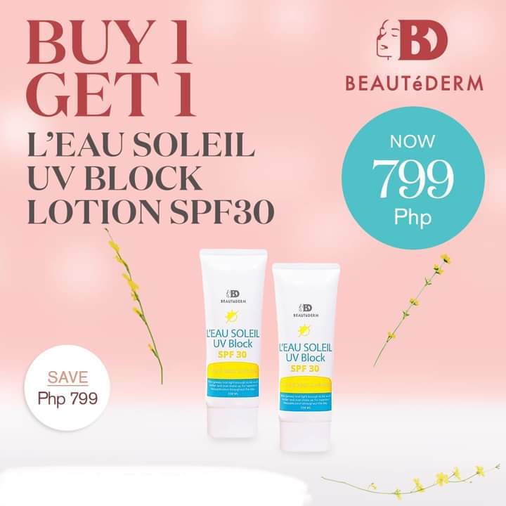 BUY 1 GET 1 Soleil UV Block SPF30 Face & Body Sunblock 100mL Now ...