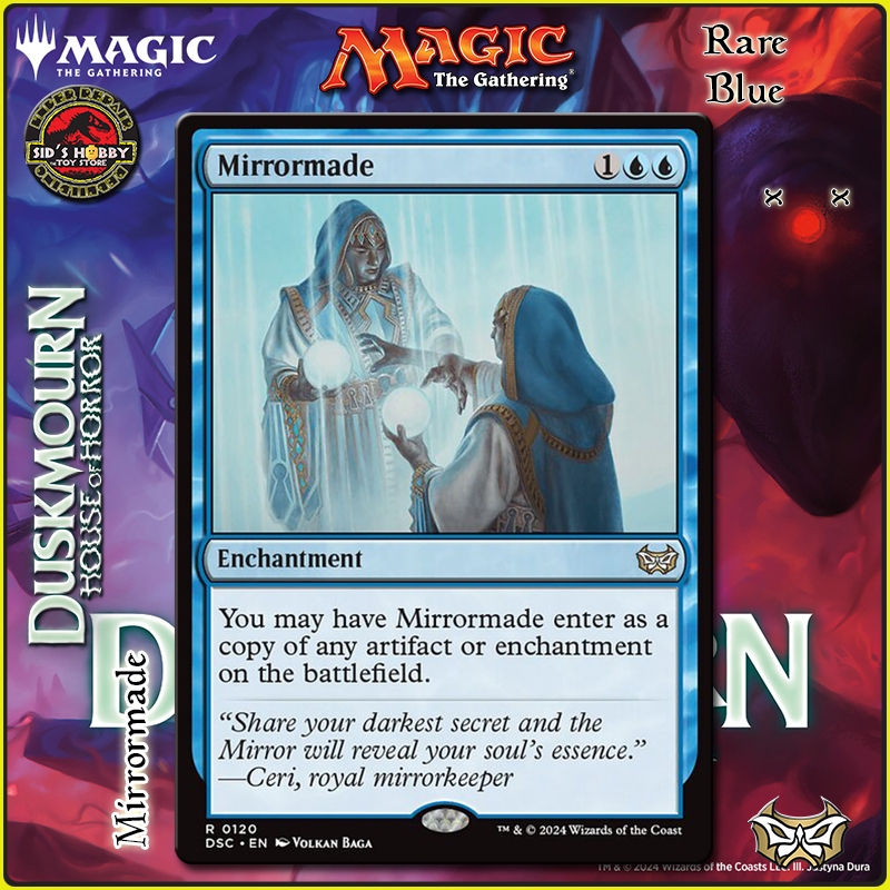 Mirrormade x x Duskmourn: House of Horror Blue Rare DSC MTG | Shopee ...