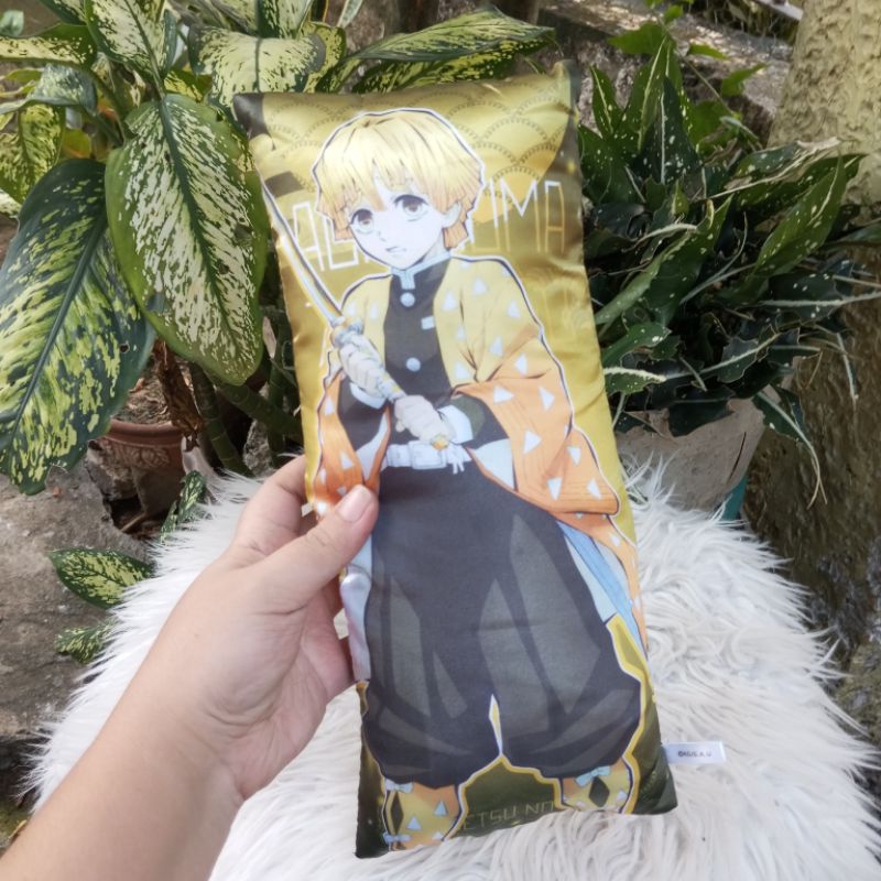 DEMON SLAYER Kimetsu No Yaiba Zenitsu Agatsuma Mini Rectangular Plush ...