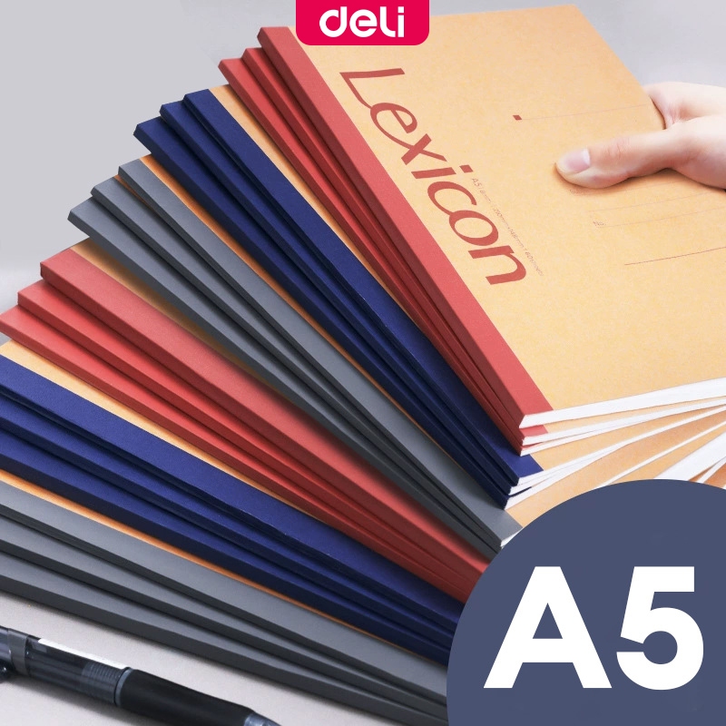 Deli A5 Soft Cover Notebook 30 Sheets for School Office Supplies ...