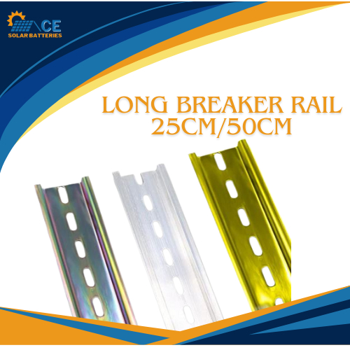 ( 25cm/50cm) Long Breaker Rail Grooved Metal DIN Fixed Rail General ...