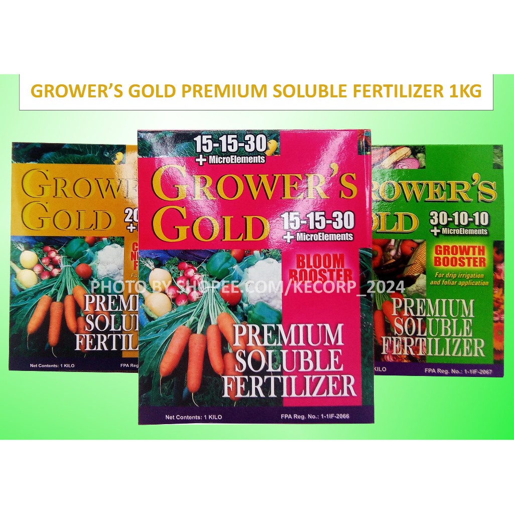 Grower's Gold 1kg with MicroElements Premium Soluble Fertilizer ...