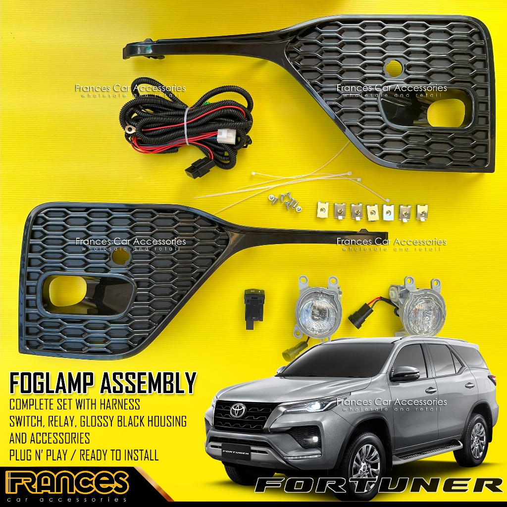 Toyota Fortuner 2021-2025 (W019) Fog Lamp / Fog Lights / Front Bumper ...