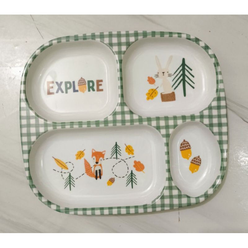 New Assorted Kids Plate MELAMINE | Shopee Philippines