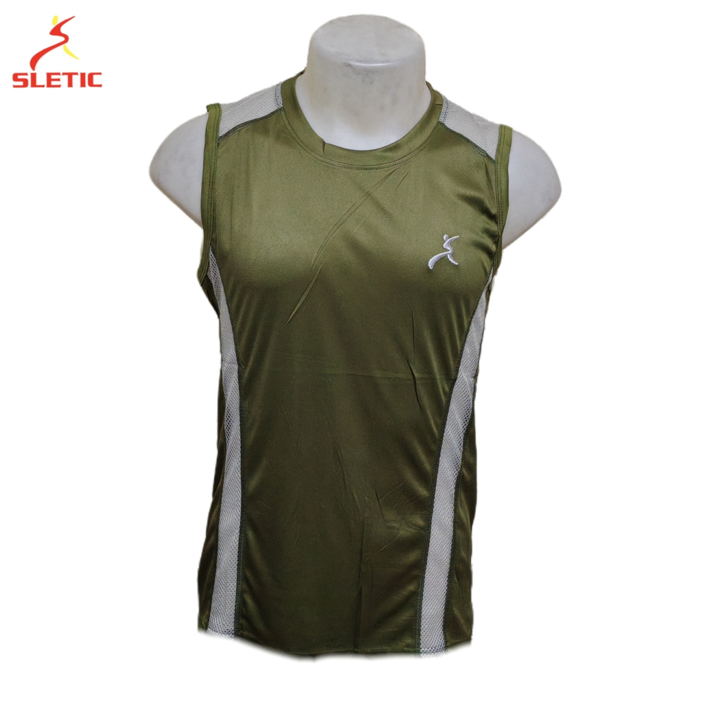 SLETIC Drifit Sando For Men's Gym Muscle Workout Tank Top Breathable ...