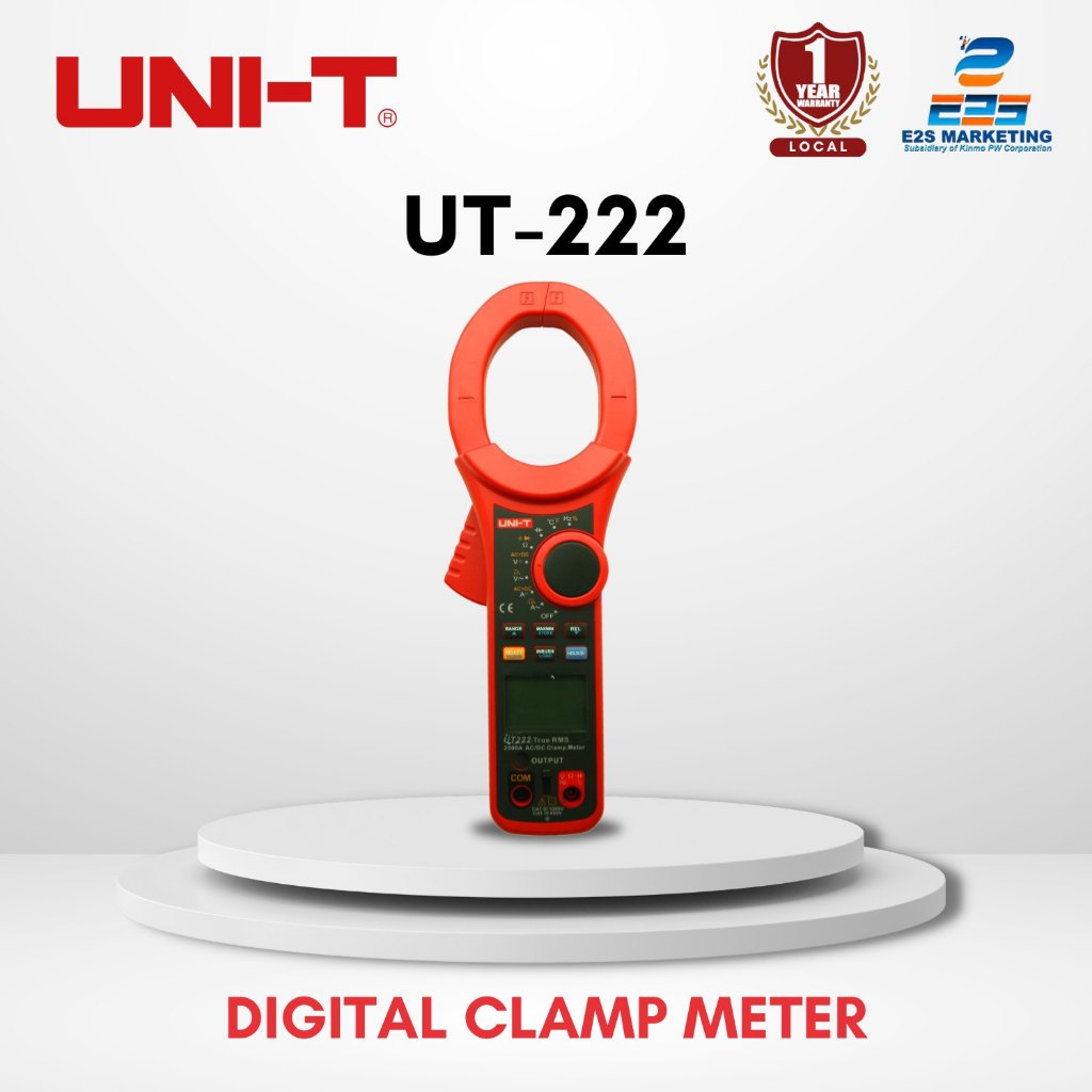 UNI-T 2500A AC/DC Digital Clamp Meter UT-222 | Shopee Philippines