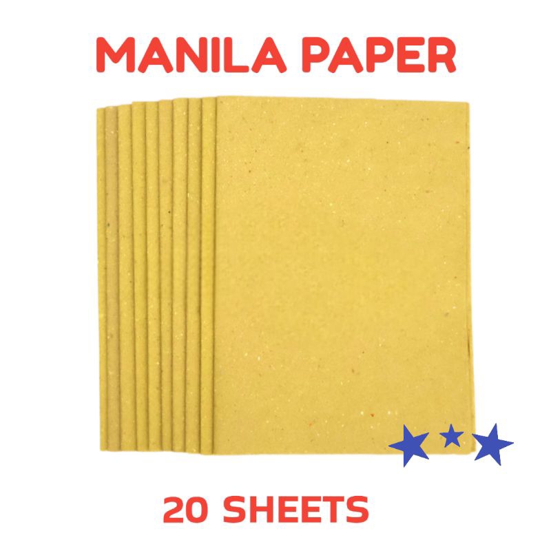 Manila Paper Whole Folded 36 inches x 48 inches by 20's | Shopee ...