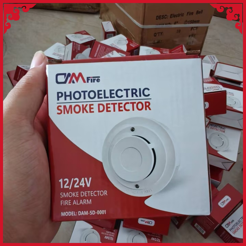 Conventional4 wire Smoke Detector 24V 2wiresmoke alarm | Shopee Philippines