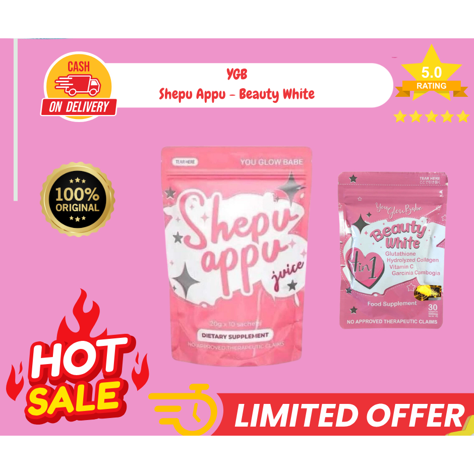 Shepu Appu Drinks & Beauty White Caps – Advanced Skin Whitening ...