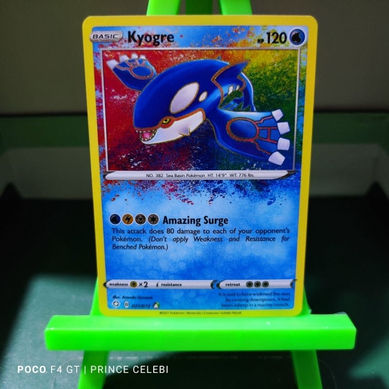 Pokemon TCG - Kyogre Amazing Rare | Shopee Philippines