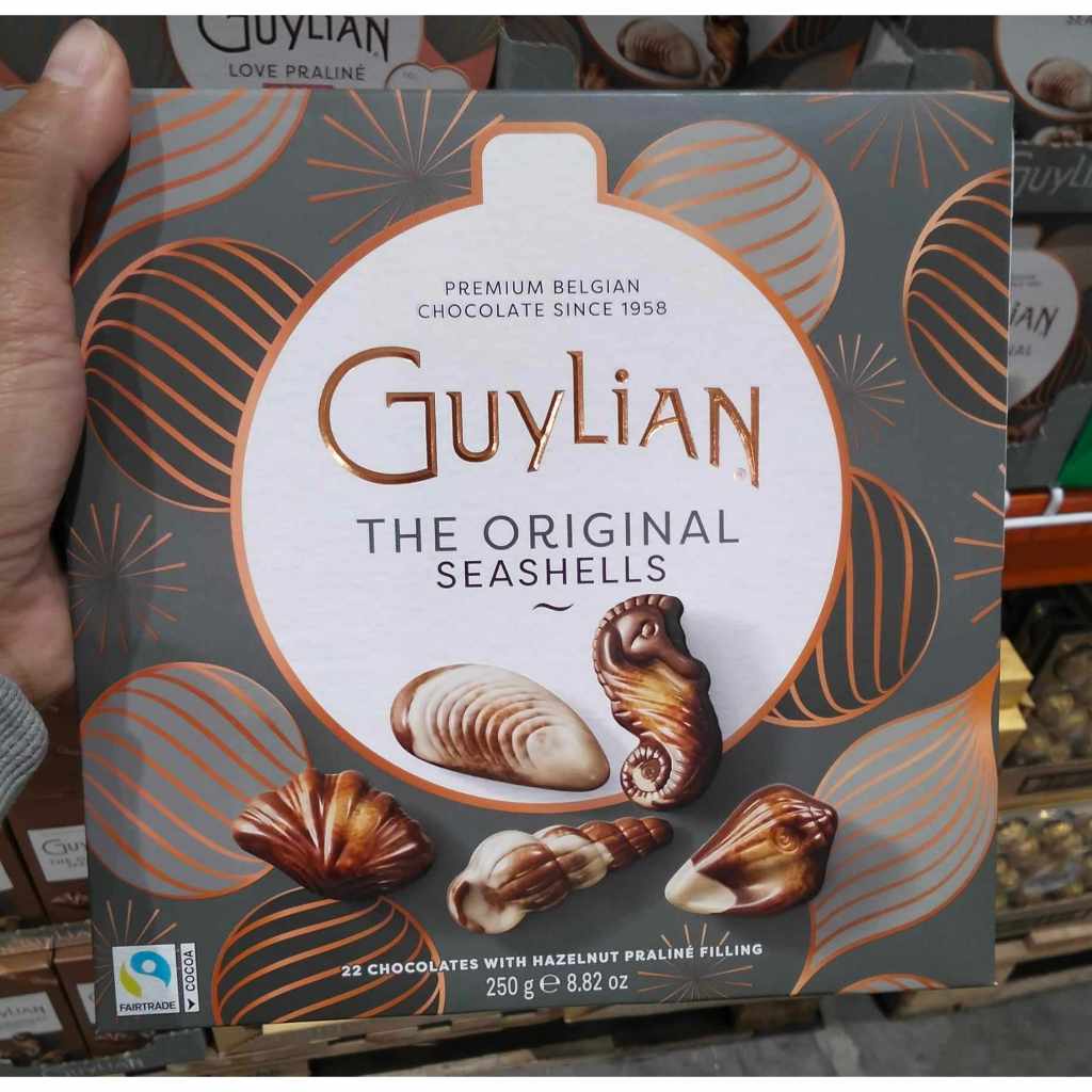 GuyLian Chocolate Gift Box with The Original SeaShells - 250g | Shopee ...