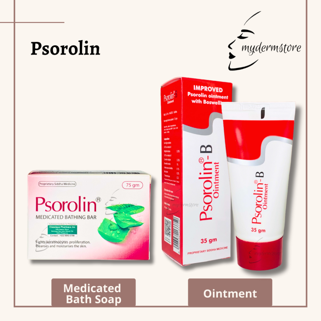 Psorolin Medicated Bathing Bar Soap 75g | Psorolin B Ointment 35g ...
