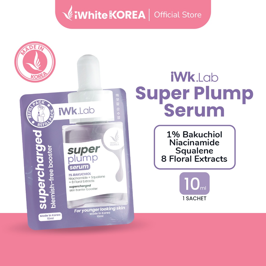 iWhite Korea 1% Bakuchiol Supercharged Super Plump Serum Sachet 10ml ...