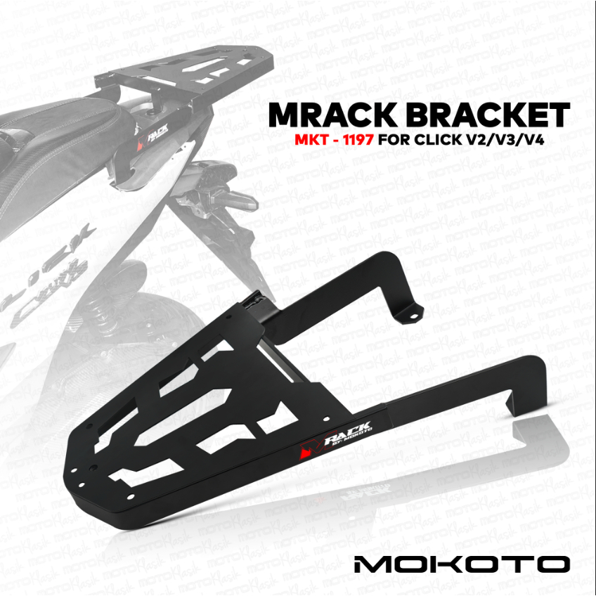MOKOTO CLICK V2/V3/V4 MONORACK MKT-1197 MATTE BLACK HEAVY DUTY MRACK ...