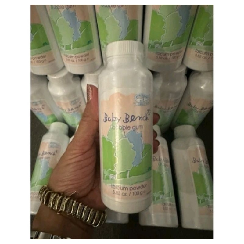 Baby Bench Bubble Gum Talcum Powder 100g Legit 100% | Shopee Philippines