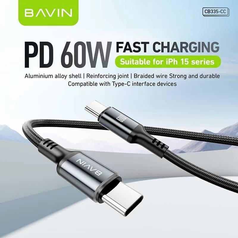 PinSan BAVIN CB335 60W 30W PD Fast Charging Data Cable Support Laptop ...