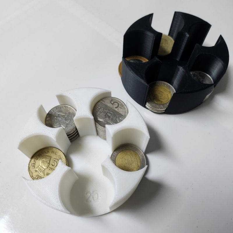 Coin Sorter Organizer for PH Coins Old and New 3D Printed | Shopee ...