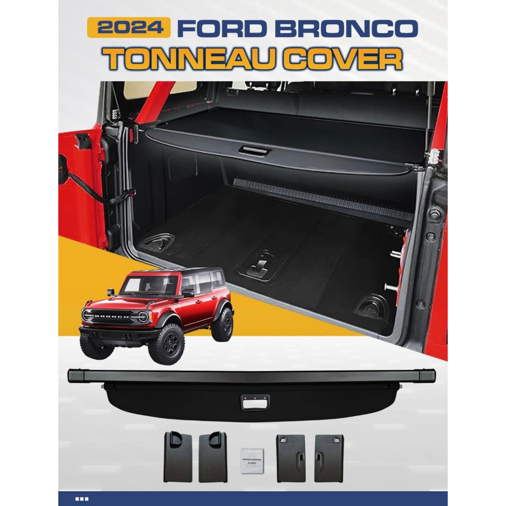 Ford Bronco 2024-2025 Thailand Made Tonneau Cover ( Car accessories ...