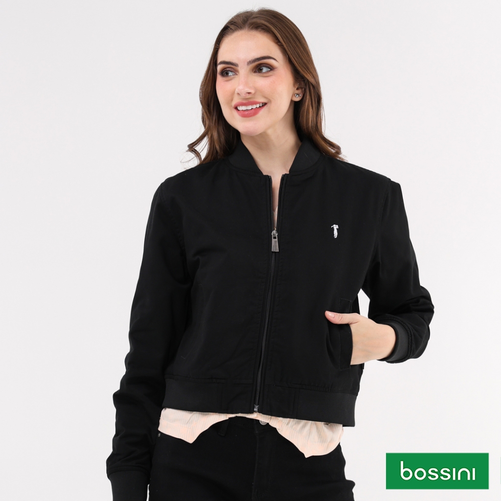 Bossini Ladies Bomber Jacket OLT10-0031 | Shopee Philippines