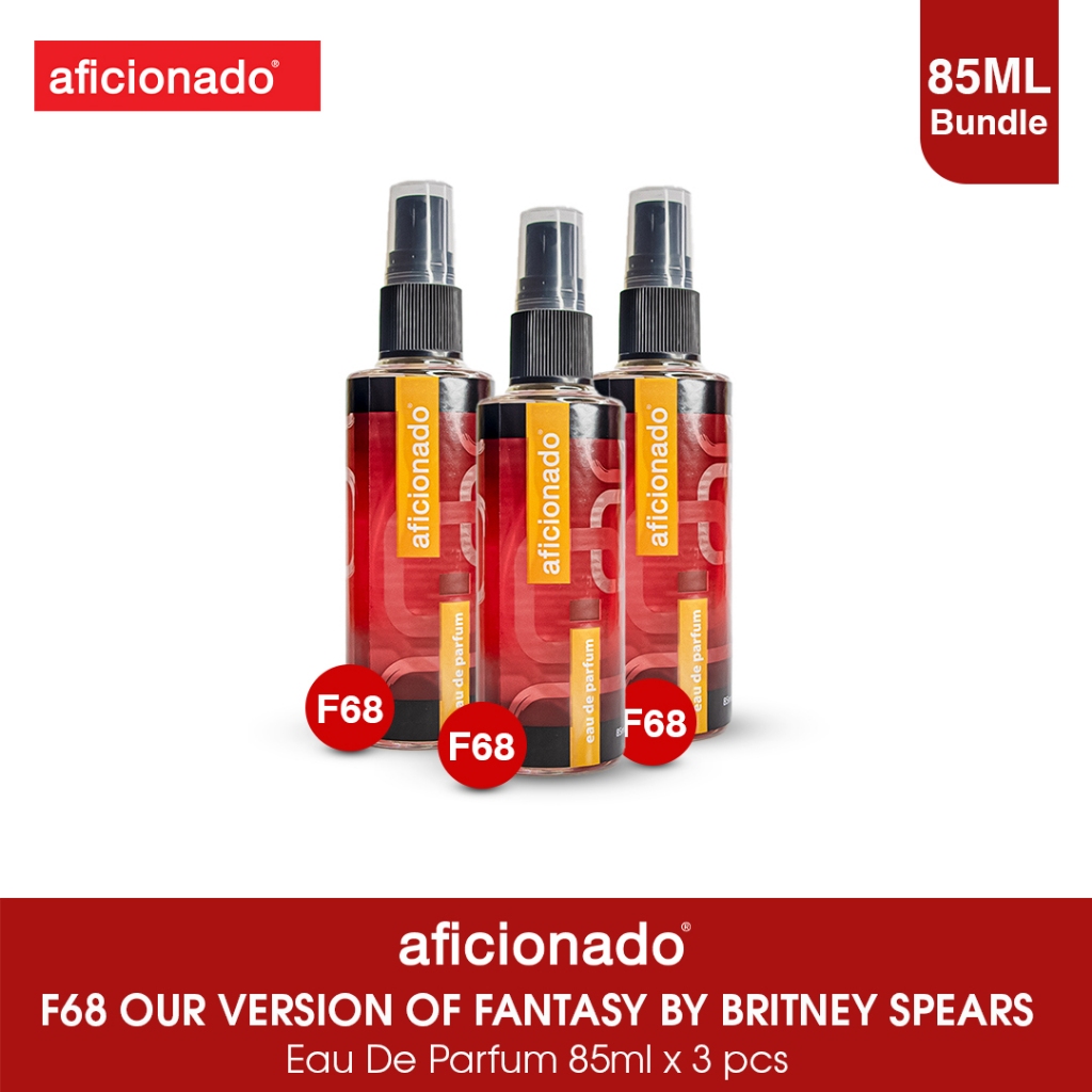 Aficionado Perfume F68 Bundle for Women - 85mL x 3pcs | Shopee Philippines