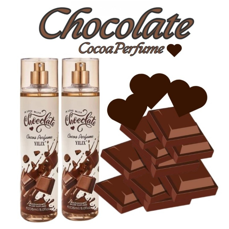 BUY 1 TAKE 1 Chocolate Cocoa Oil Based Long lasting Fragrance Body Mist ...