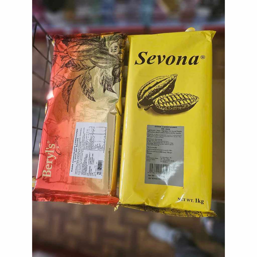 Sevona / Beryl's Dark Chocolate Compound 1kg Beryls Chocolate Bar ...