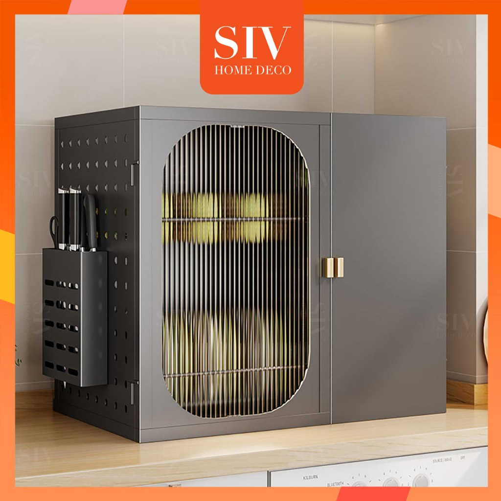 Siv 2-Tier Kitchen Dish Drying Rack Stainless Drainer With Utensil, Cup ...