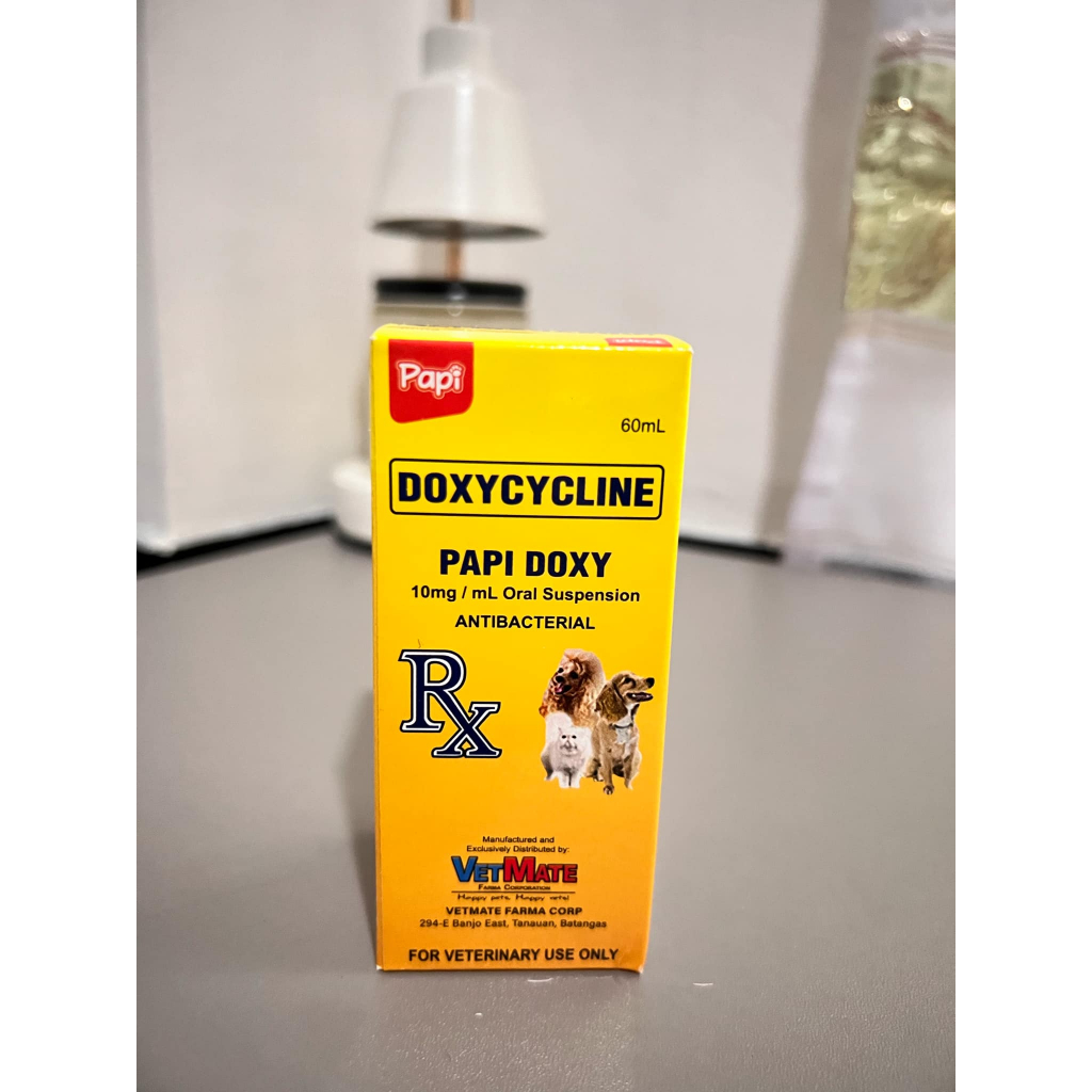 Papi Papi Doxy Syrup 10mg and 20mg Doxycycline for Pet Medicine for ...