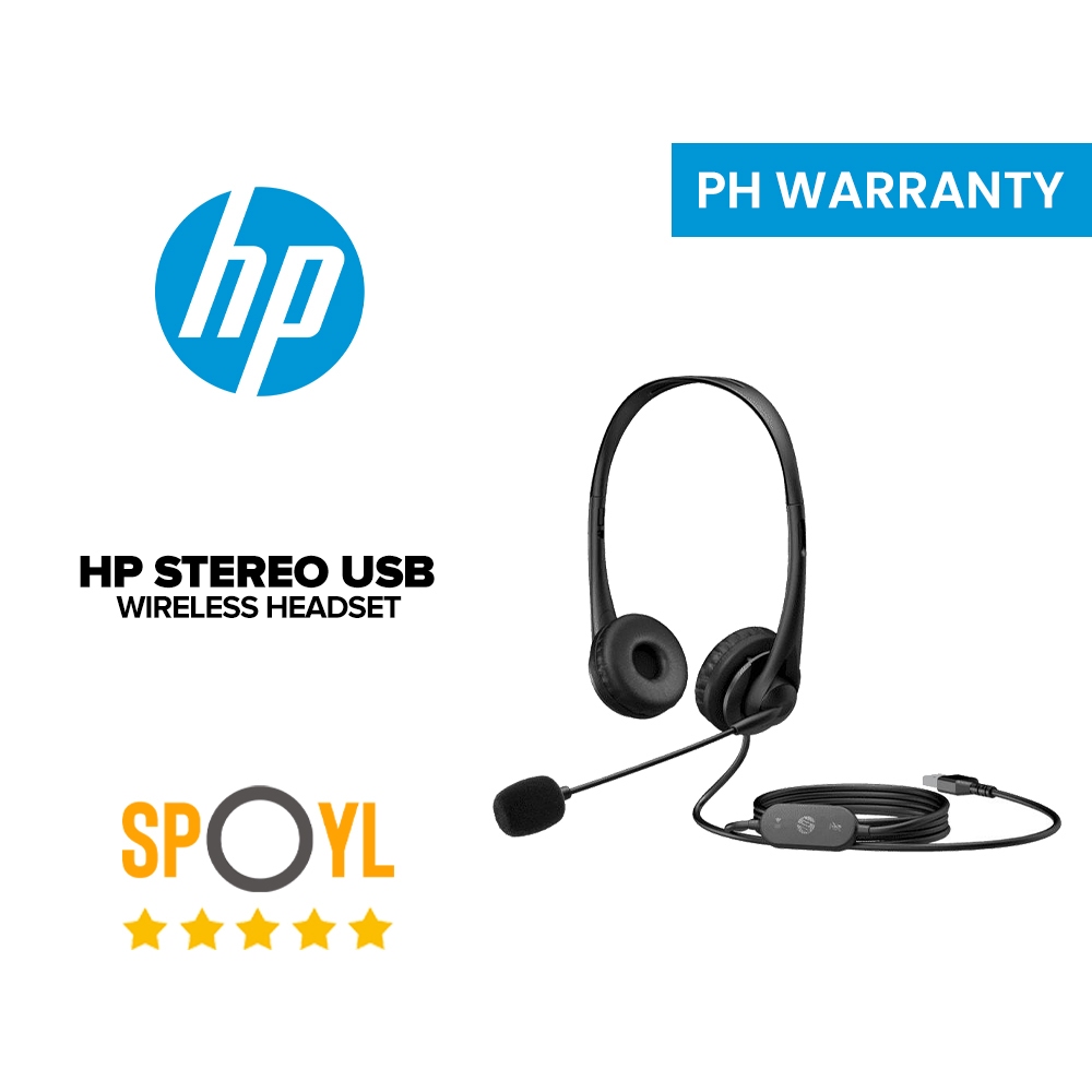HP USB Stereo Headset | Shopee Philippines