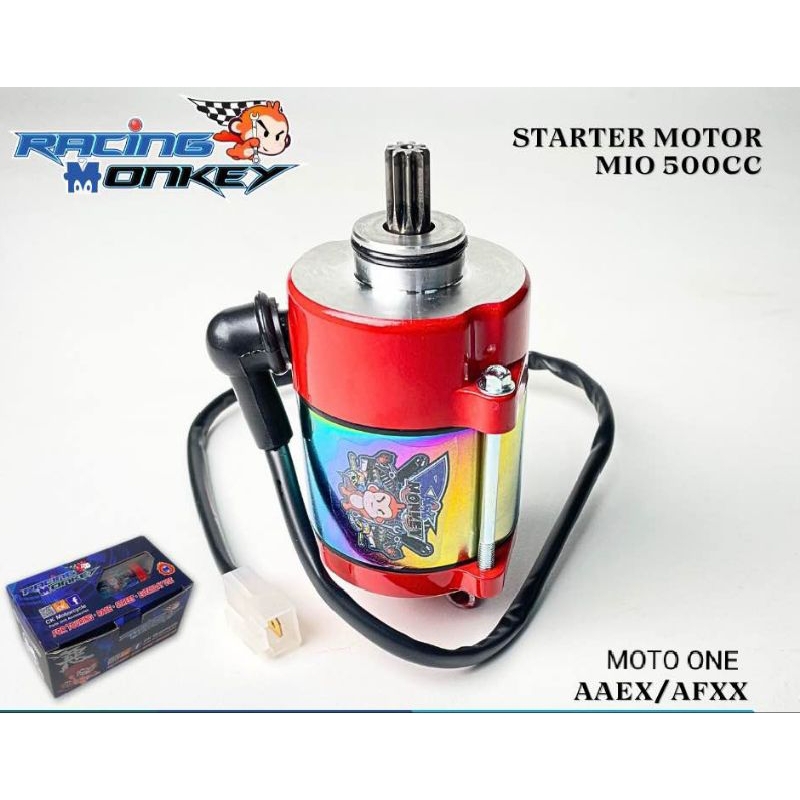 RACING MONKEY STARTER MOTOR FOR YAMAHA MIO 500CC | Shopee Philippines