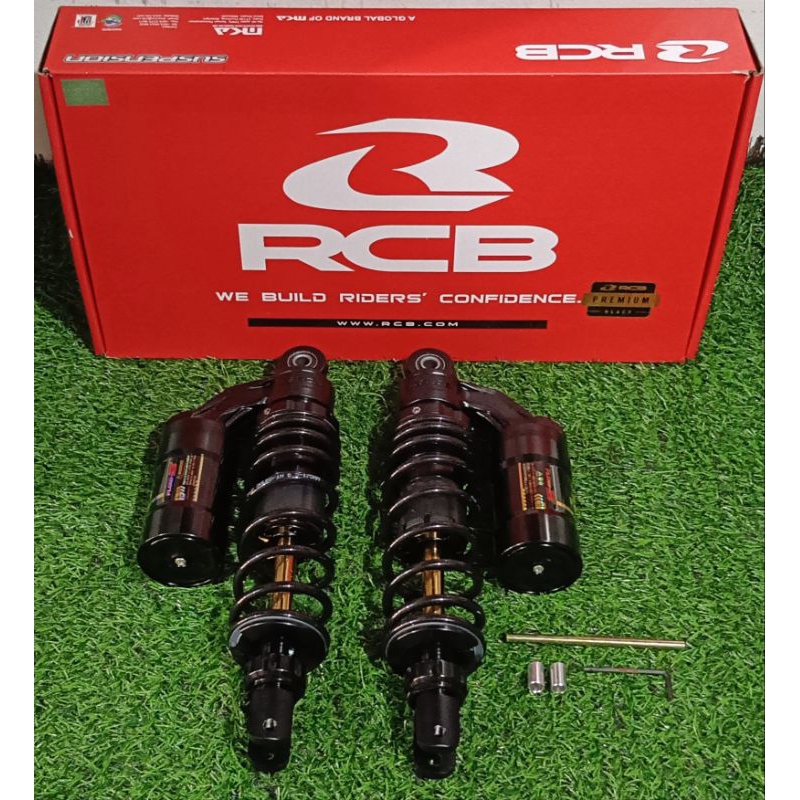 RCB FLOW-S 305MM REAR SHOCK (PREMIUM BLACK) AEROX V1 V2/NMAX V2 ...