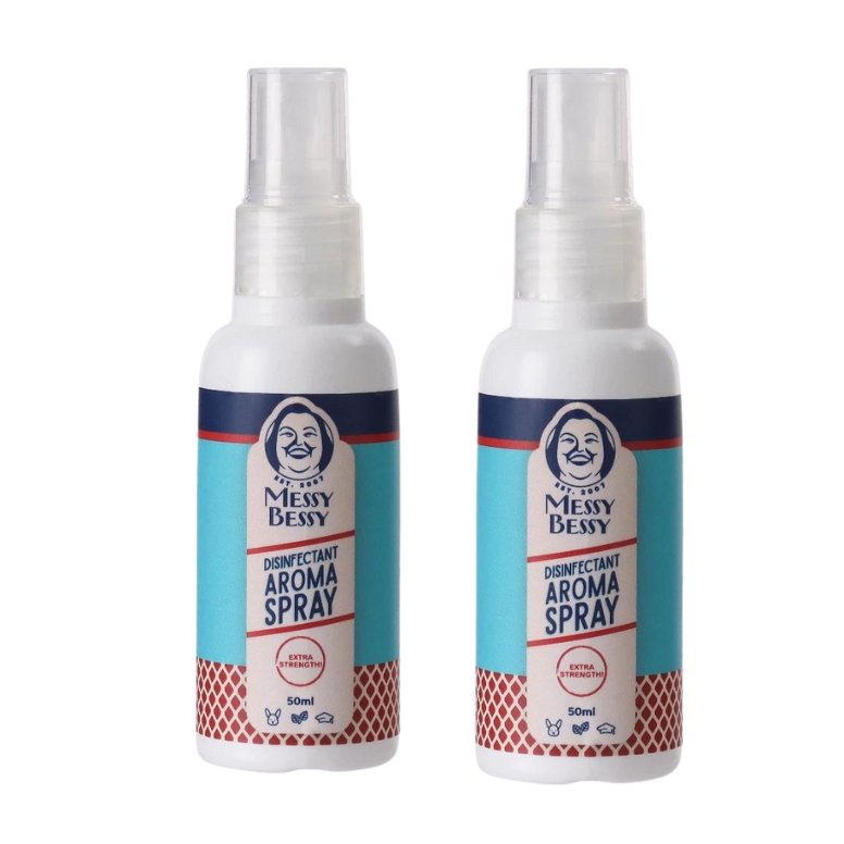 2 Pcs 50ml Messy Bessy Disinfectant Aroma Spray Extra Strength | Shopee ...