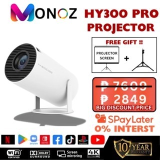 MONOZ HY300 Projector Android 11 LCD 4k Projector1080P Double WIFI With ...