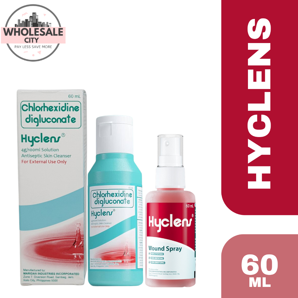 Hyclens Solution Antiseptic Skin Cleanser 60ml | Shopee Philippines
