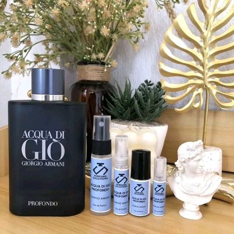Acqua Di Gio Profondo (2ml, 5ml, 10ml or 30ml) | Shopee Philippines