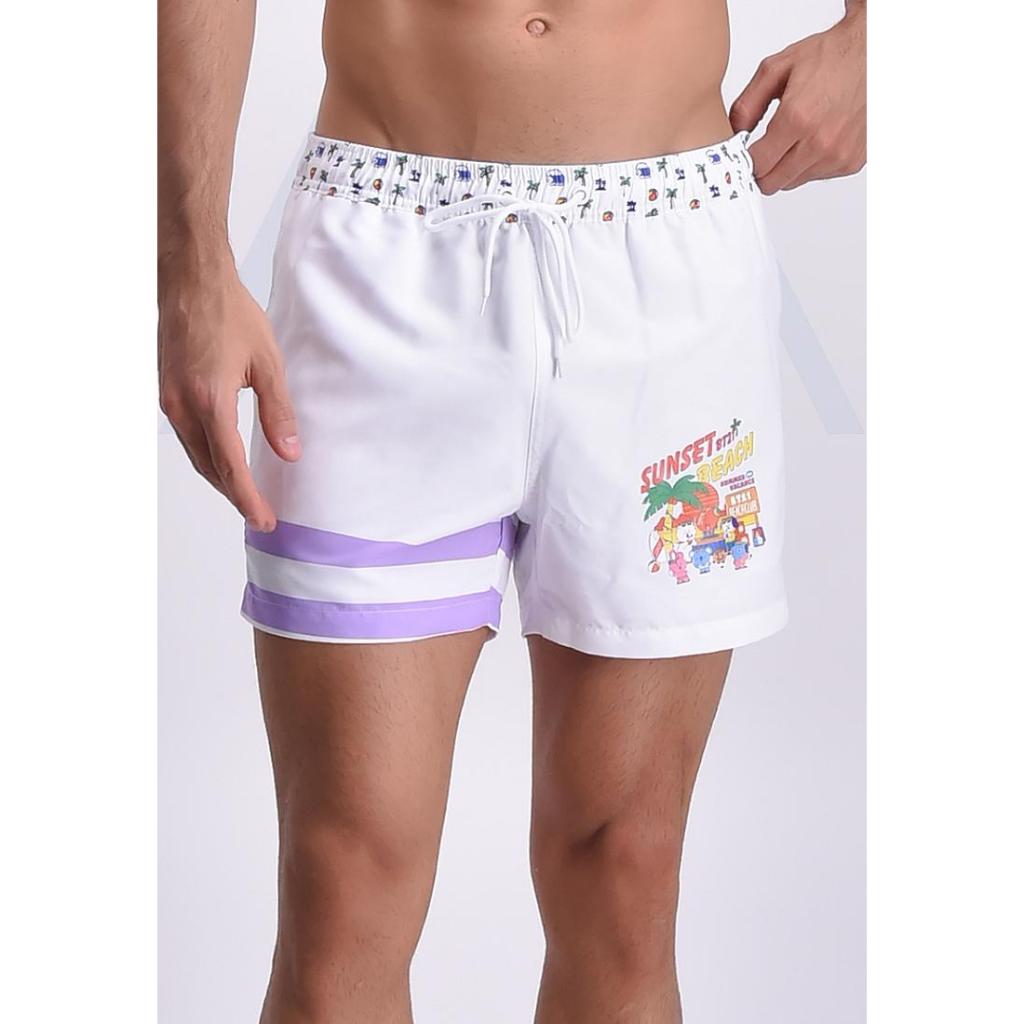BENCH/ -BSN0002 - Bench Active BT21 Sunset Beach Men's Swim Shorts with ...