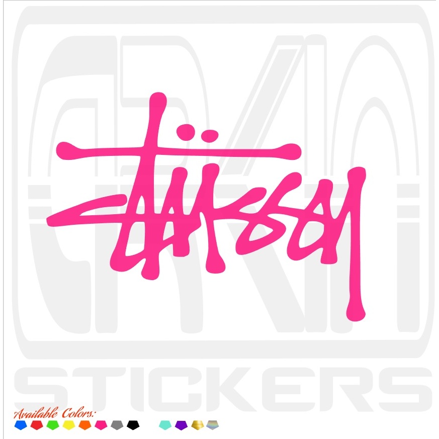 Stussy decal Sticker for laptop/cellphone/tumbler/car and motorcycle ...