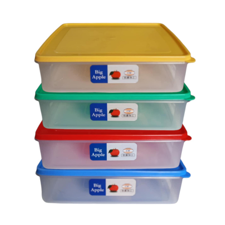 CM Big Apple Plastic Stackble Trasparent Food Container (No.7235 ...