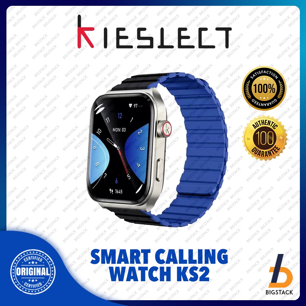 Kieslect Smart Calling Watch Ks2 | FHD AMOLED Display Smart Watch | Shopee Philippines