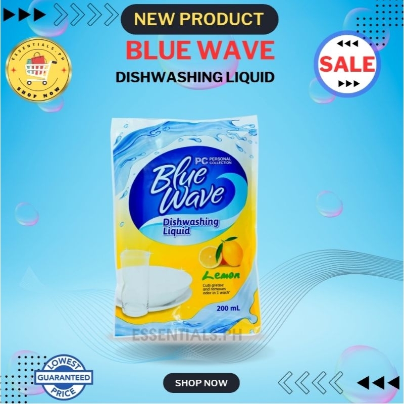 BLUE WAVE DISHWASHING LIQUID 200ML | Shopee Philippines