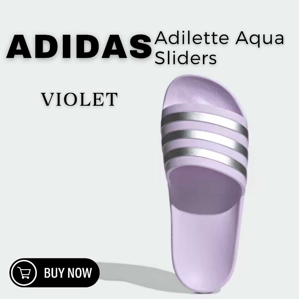 Adidas Adilette Aqua Slide Violet | Shopee Philippines
