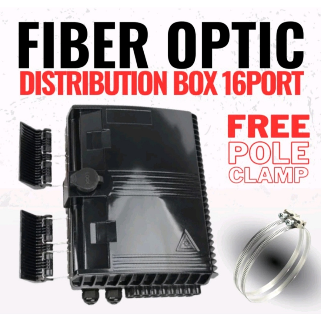 NAP BOX FTTH FAT Black Fiber Optical Distribution Nap Box CE 1:16 with ...