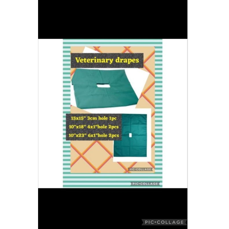 Veterinary drapes set Reusable & Autoclavable | Shopee Philippines