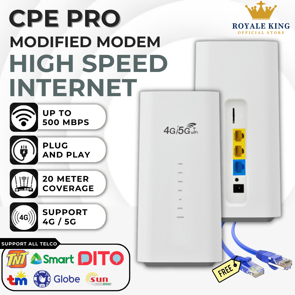 100% WiFi Router Sim Card Modem 𝟒𝐆 𝐂𝐏𝐄 𝐏𝐑𝐎 LTE Cat12 Up To 500Mbps 2.4G ...
