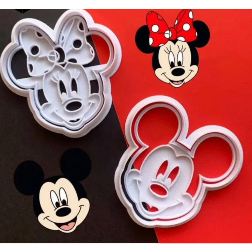 Mickey Mouse and Minnie cookie cutters | Shopee Philippines
