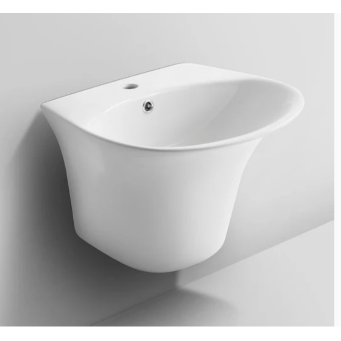 GV Modern Wall Hung Lavatory / Wall hung Bathroom Sink / Ceramic ...