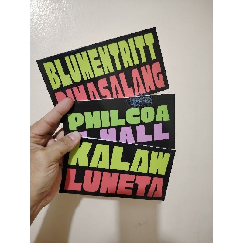 Jeepney Vinyl Sticker on Sintra 3mm – Souvenir | Funny Pinoy Signs ...